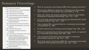 Recovery of Use and Occupancy in Summary Proceedings - itkowitz